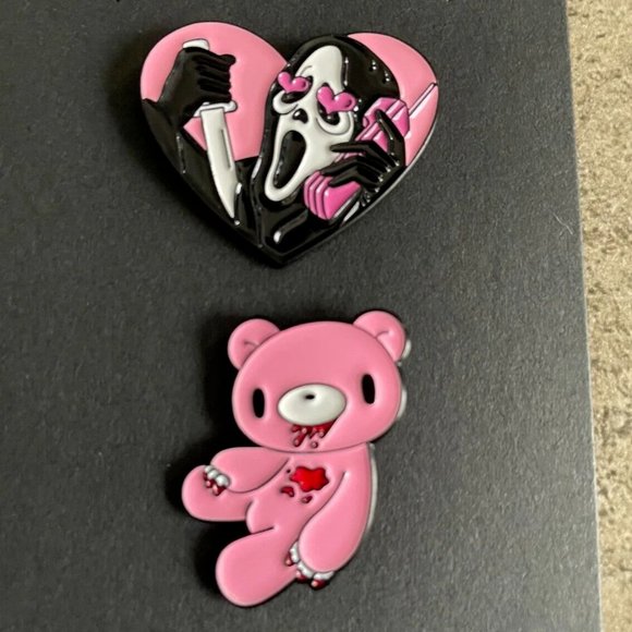 My Store | Jewelry | Scream Ghostface Teddy Bear Kawaii Pink Heart ...